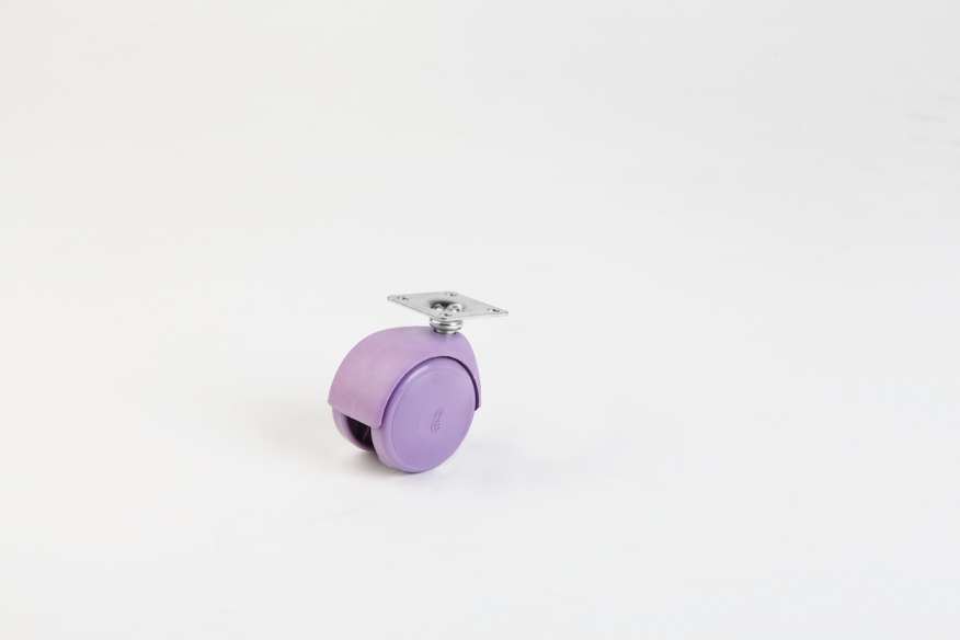 Plastic Coloured Big Disc Caster and wheels - HTS Caster