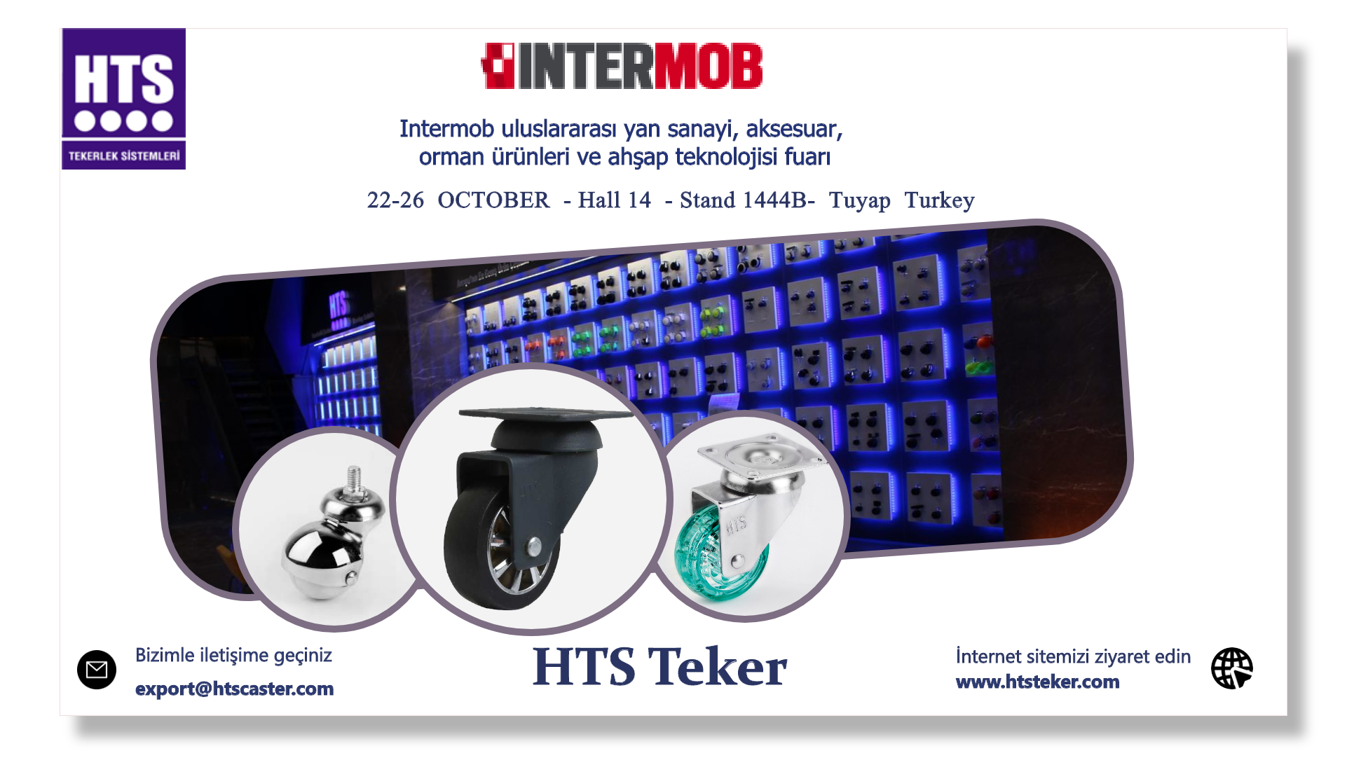 Intermob Exhibition 2022 - HTS Caster and Wheels - HTS Caster