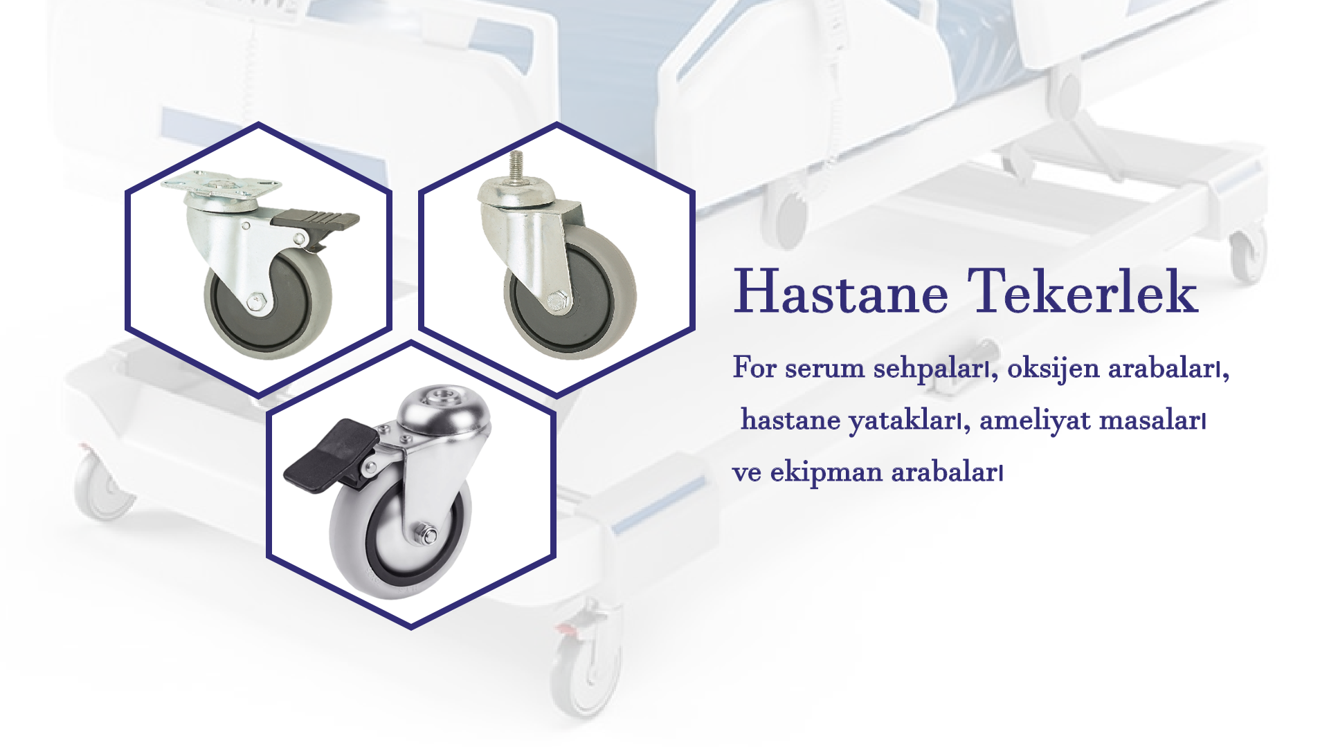 Medical Caster and Wheels - Hospital Caster - HTS Caster